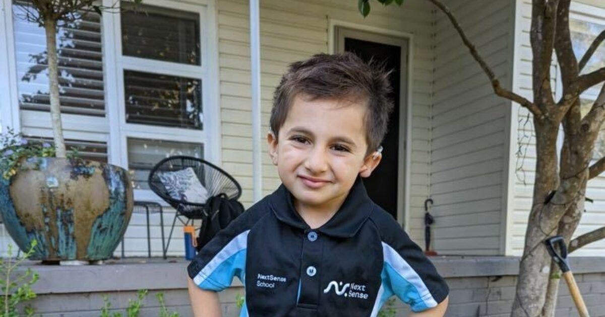 Callum is six, has hearing loss, and a future with big possibilities ...