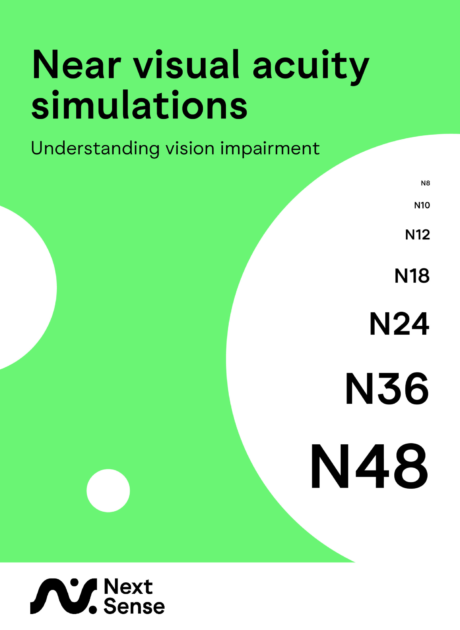 Near visual acuity simulations • Apps and Resources • NextSense